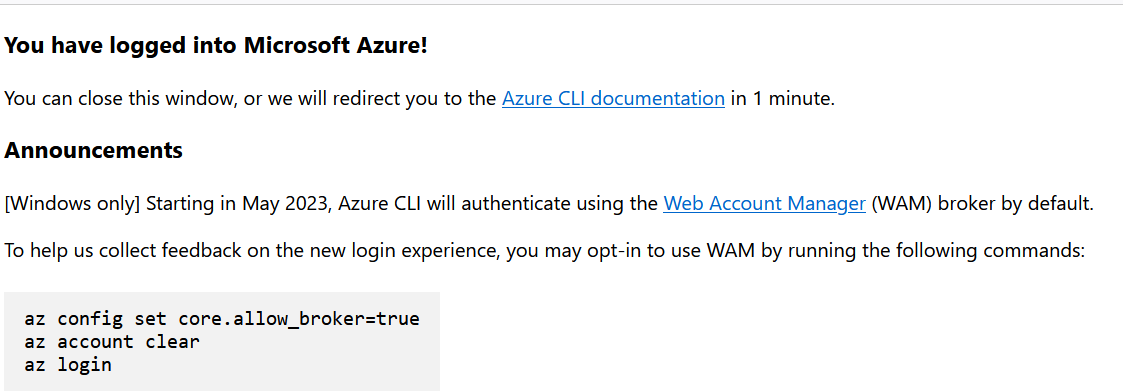 Azure Tips. Azure CLI