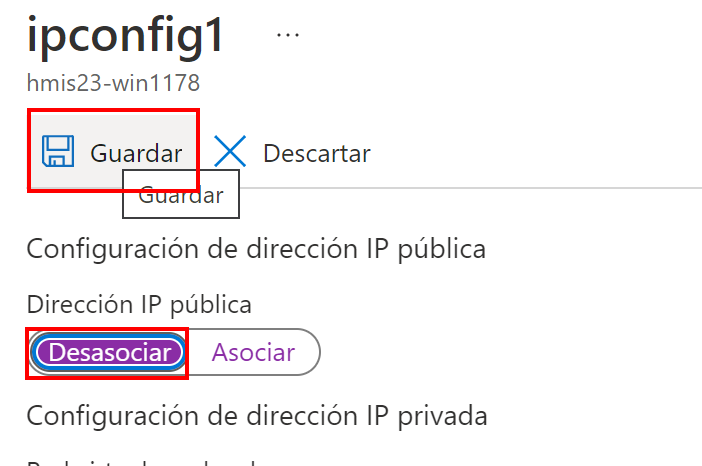 Azure Tips. Modificar la IP de estática a dinámica en una máquina vitual